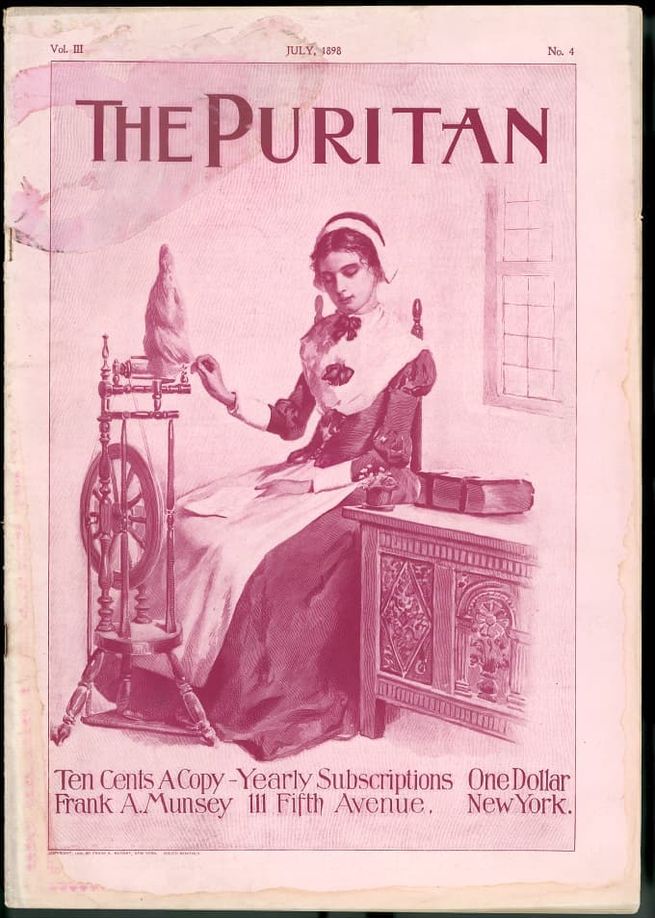 Cover of The Puritan magazine, New York, New York, July 1898 | Historic ...