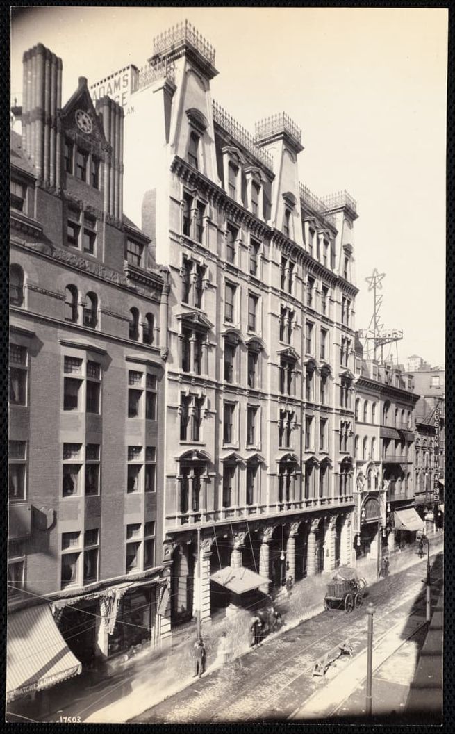 Boston, Adams House, Washington St. near Avery, Boston, Mass., October ...