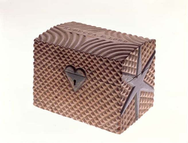Carved Wooden Box | Historic New England