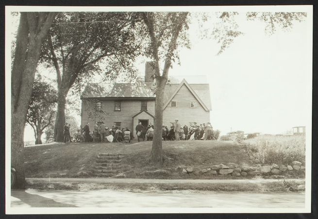 Balch family reunion, John Balch House, Beverly, Mass., August 23, 1923 ...
