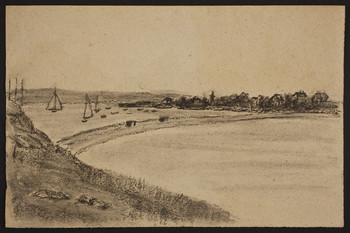 Marblehead Neck and Causeway from Clifton Heights. | Historic New England