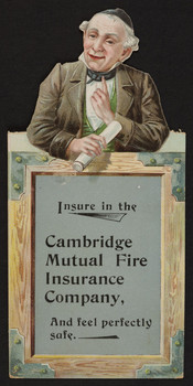 Trade card for Cambridge Mutual Fire Insurance Company, Cambridge, Mass ...