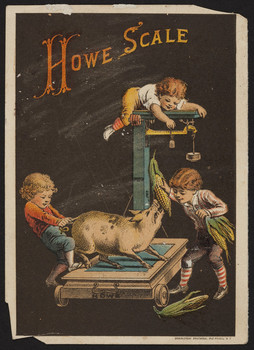 Trade card for The Improved Howe Scales, Howe Scale Co., Rutland ...