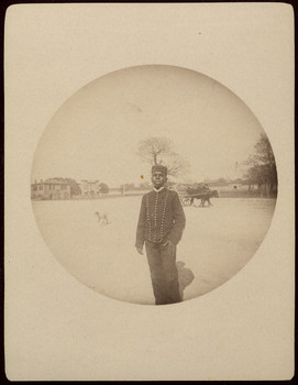 Portrait of a young man in a uniform, ca. 1888 | Historic New England