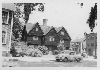 Exterior view of the Old Witch / Corwin House, North and Essex Sts ...