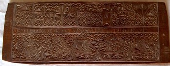 Carved Box Lid | Historic New England