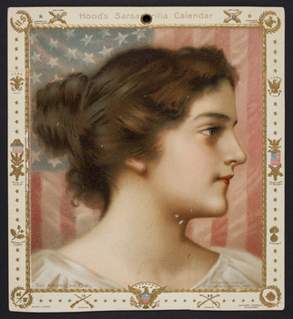 Hood's Sarsaparilla calendar, C.I. Hood & Co., Lowell, Mass., 1898 ...