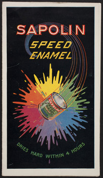 Sapolin Speed Enamel, paint, Sapolin Co. Inc., 229 East 42nd Street ...