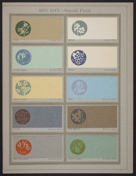 Ben Day-Smooth Finish sample page from "Some examples of the work of ...