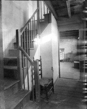 Nehemiah Royce House, Wallingford, Conn., Stairwell. | Historic New England