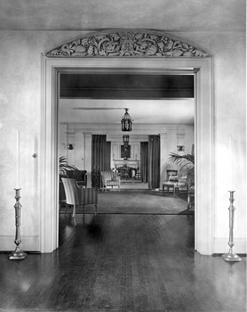 Tarkington House, Kennebunkport, Me., Entrance Hall. | Historic New England