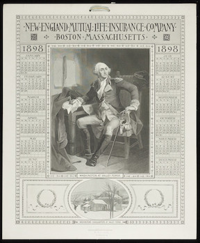 Calendar for New England Mutual Life Insurance Co., Post Office Square ...