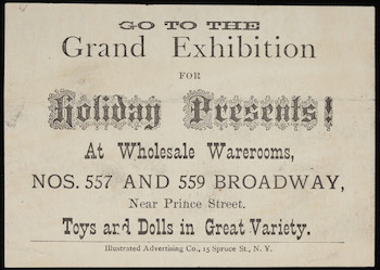 Go to the grand exhibition for holiday presents!, at wholesale ...