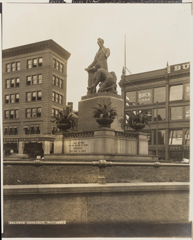 View of the Emancipation Group, Park Square, Boston, Mass., September ...