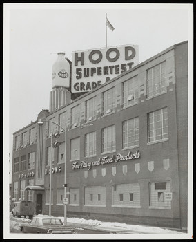 Exterior view of Hood Milk Plant, Rutherford Avenue, Charlestown, Mass ...