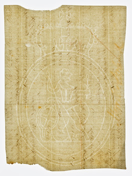 Watermark, standing Britannia figure, location unknown, undated ...