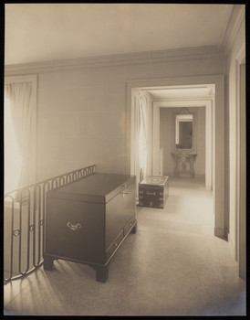 Hallway, Ogden Codman, Jr., residence at 7 East 96th Street, New York ...