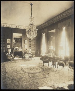 Library, Ogden Codman, Jr., residence at 7 East 96th Street, New York ...