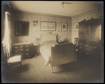 Bedroom, Ogden Codman, Jr., residence at 7 East 96th Street, New York ...