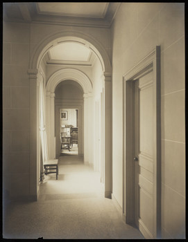 Hallway, Ogden Codman, Jr., residence at 7 East 96th Street, New York ...