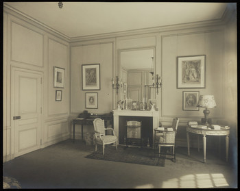 Sitting room, Ogden Codman, Jr., residence at 7 East 96th Street, New ...