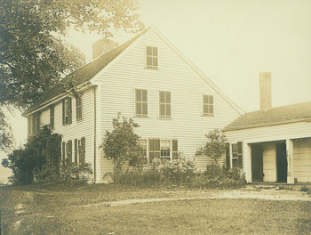 Exterior view of the Richardson House, Winchester, Mass., undated ...