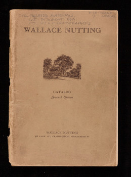 Wallace Nutting catalog, seventh edition, Wallace Nutting, 46 Park ...
