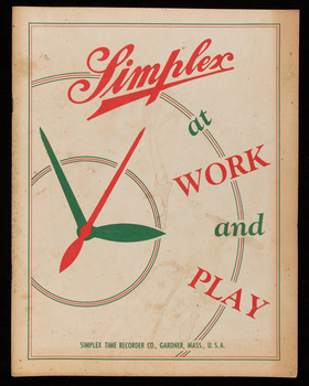 Simplex at work and play, 1952 employee souvenir booklet, prepared for ...