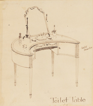 "Toilet Table" | Historic New England