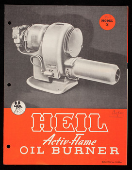 Heil Activ-Flame Oil Burner, The Heil Co., Milwaukee, Wisconsin ...
