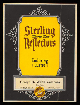 Sterling Silvered Glass Reflectors, catalog no. 25, Reflector ...