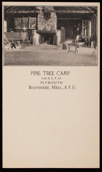 Postcard for Pine Tree Camp, Plymouth and Bournedale, Mass., 1920s ...
