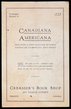 Canadiana, Americana including a nice selection of early American ...