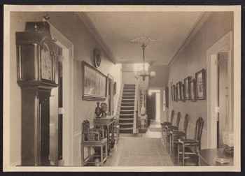 Interior view of the Lippitt-Green House, entrance hall no. 1, 14 John ...