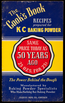 Cook's book, recipes prepared for KC Baking Powder, Jaques Mfg. Co ...