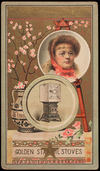 Trade card, Golden Star Oil Stoves, Myers, Osborn & Company, Cleveland ...