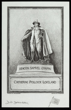 Bookplate for Catherine Pollock Loveland, engraved by J.W. Jameson ...
