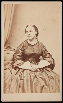 Studio portrait of Elizabeth Waterman Choate, Boston, Mass., ca 1870 ...