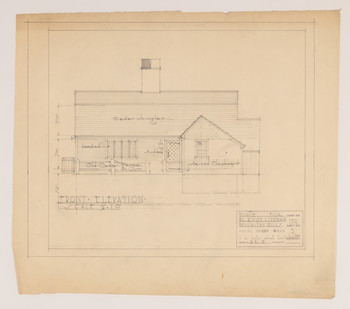 Roger L. Goodwin house, Wellesley Hills, Mass. | Historic New England