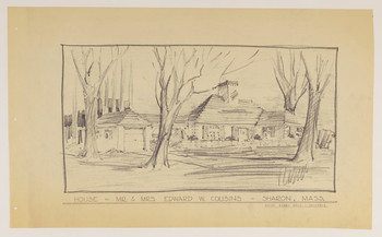 Edward W. Cousins house, Sharon, Mass. | Historic New England
