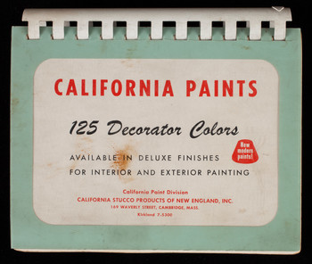 California paints: 125 decorator colors, California Paint Division ...