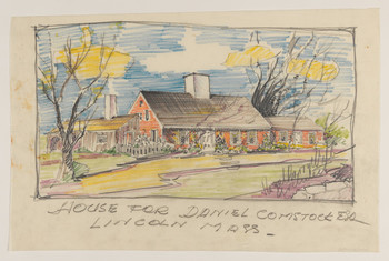 Daniel F. Comstock house, Lincoln, Mass. | Historic New England