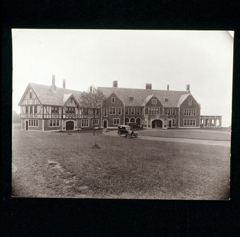Exterior view of Riegel Point just after completion, Fairfield, Conn ...