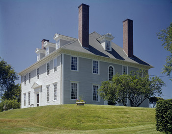 Exterior facade, Hamilton House, South Berwick, Maine | Historic New ...