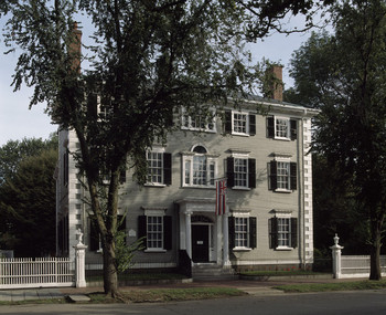 Exterior view of front facade, Phillips House, Salem, Mass. | Historic ...