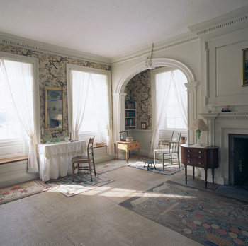 Guest room, Hamilton House, South Berwick, Maine | Historic New England