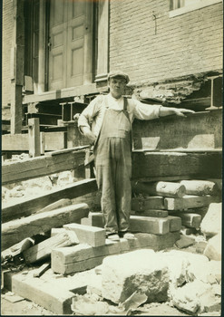Jim McCool, in front of the Harrison Gray Otis House, Boston, Mass ...