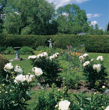 Gardens in summer, Hamilton House, South Berwick, Maine | Historic New ...