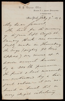 [George Lewis Gillespie, Jr.] to Thomas Lincoln Casey, July 9, 1892 ...