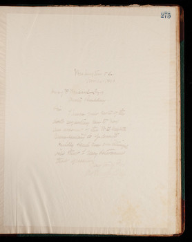 Thomas Lincoln Casey Letterbook (1888-1895), Thomas Lincoln Casey to ...